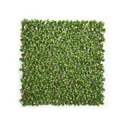 K&uuml;nstliche Pflanzenwand | Gardenienbl&auml;tter, 200x100 cm | JAROLIFT Kunstpflanzen Sichtschutz / k&uuml;nstliche Wandbegr&uuml;nung