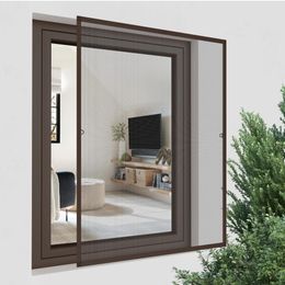 Insektenschutz Spannrahmen SlimLine f&uuml;r Fenster 60 x 150cm, braun | JAROLIFT