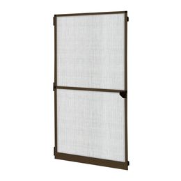 Fliegengittert&uuml;r - Dreht&uuml;r Profi Line, 120x220 cm, braun | JAROLIFT Insektenschutz