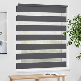 Doppelrollo / Duo Rollo Zevra | 80x160 cm, dunkelgrau | VICTORIA M Doppel Rollo, Doppel-Rollo, Duorollo, Duo-Rollo