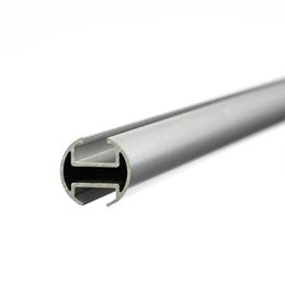Gardinenstange mit Innenlauf | 19 mm, 140 cm L&auml;nge, silber