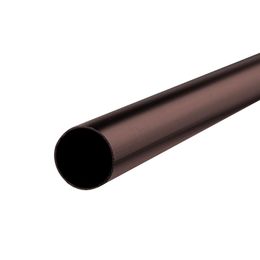 Gardinenstange | 19 mm, 120 cm L&auml;nge, rot-bronze geb&uuml;rstet