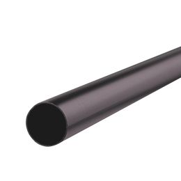Gardinenstange | 19 mm, 180 cm L&auml;nge, anthrazit geb&uuml;rstet