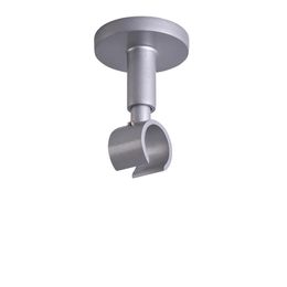 Deckenhalter f&uuml;r Gardinenstange mit Innenlauf | 19 mm, silber, 1-l&auml;ufig