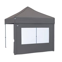 paramondo Faltpavillon PRO 40 Seitenwand Moskitonetz-Fenster 6 m f. 6x4 m Gestell, grau