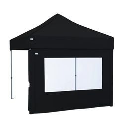 paramondo Faltpavillon PRO 40 Seitenwand T&uuml;r 6 m f. 6x4 m Gestell, schwarz
