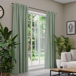 VICTORIA M Premium Line Gardinen und Vorh&auml;nge | Cosy, blickdicht, mint