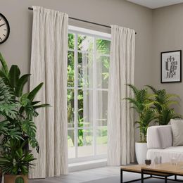 VICTORIA M Premium Line Gardinen und Vorh&auml;nge | Eco Lines, blickdicht, creme