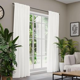 VICTORIA M Premium Line Gardinen und Vorh&auml;nge | Cosy, blickdicht, wei&szlig;