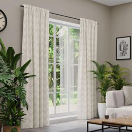 VICTORIA M Premium Line Gardinen und Vorh&auml;nge | Shiny Palace, blickdicht, taupe