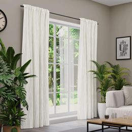 VICTORIA M Premium Line Gardinen und Vorh&auml;nge | Eco Lines, blickdicht, wei&szlig;