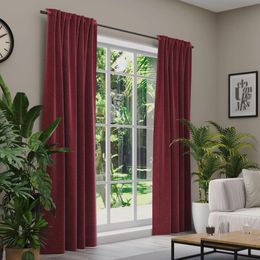 VICTORIA M Premium Line Gardinen und Vorh&auml;nge | Classic, halbtransparent, rose
