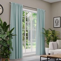 VICTORIA M Premium Line Gardinen und Vorh&auml;nge | Boho, blickdicht, t&uuml;rkis