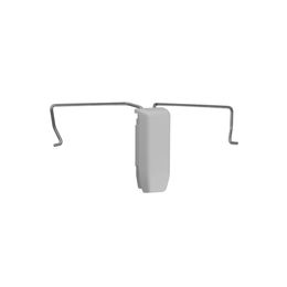 Klemmhalter Slim f&uuml;r Cosiflor / Delphos Plissees VS2 | 1 St&uuml;ck, grau | Cosiflor Klemmtr&auml;ger