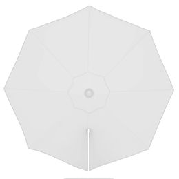 Sonnenschirm Bespannung f&uuml;r parapenda (Plus) Ampelschirm (3,5m / rund), wei&szlig; | paramondo