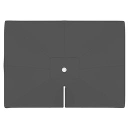 Sonnenschirm Bespannung f&uuml;r parapenda (Plus) Ampelschirm (4x3m / rechteckig), grau | paramondo