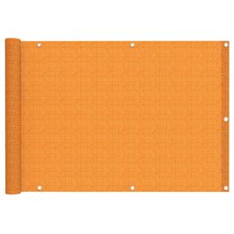 Balkonbespannung | atmungsaktiv / HDPE, 300x90 cm, orange | JAROLIFT Balkon Sichtschutz / Balkonumrandung