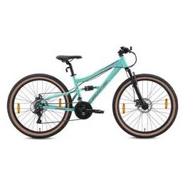 Mountainbike Bikestar Gr. 38, gr&uuml;n, Fahrr&auml;der, 38cm, 26 Zoll (66,04cm), f&uuml;r Damen und Herren, Kettenschaltung