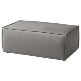 Hocker Home Affaire "SHERWOOD, Polsterhocker in 3 Stoffarten verf&uuml;gbar", grau, B:102cm H:42cm T:69cm, 100% Polyester, Hocker, Hocker, passend zur Polster-Serie SHERWOOD