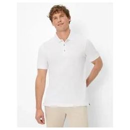 Poloshirt Brax "Style PETE", Herren, Gr. XS (44/46), wei&szlig;, 96% Baumwolle, 4% Elasthan, Shirts