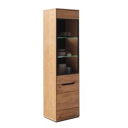 Pharao24.de Wohnzimmer Schrank Wohnzimmerschrank mit Glast&uuml;r 53 cm breit