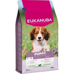 eukanuba Trockenfutter Hund, Junior, klein/mittelgro&szlig;, Lamm 12kg