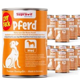 Supravit Hundenassfutter 12 x 410g Pferd