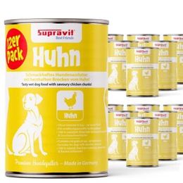 Supravit Hundenassfutter 12 x 410g Huhn