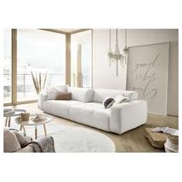 Big-Sofa 3C Candy "Yoshy Mega Sofa mit Komfortfunktionen, modern und bequem", wei&szlig;, B:298cm H:74cm T:120cm, 88% Polyester, 12% Polyacryl, Sofas, Big-Sofa, Zwei Sitztiefen durch verstellbare R&uuml;ckenlehne, Bezug in Cord