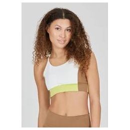 ENDURANCE ATHLECIA Sport-BH ATHLECIA "Sukey", Damen, Gr. S, wei&szlig;, 75% Polyester, 25% Elasthan, mehrfarbig, BHs Sport-BH, mit feuchtigkeitsregulierender Funktion