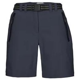 Bermudas Killtec "KOS 19 WMN BRMDS", Damen, Gr. 36, Normalgr&ouml;&szlig;en, blau (nachtblau), Obermaterial: 100% Polyester, Hosen Bermudas, wasserabweisend, schnelltrocknend, Stretch-Material, inkl. G&uuml;rtel