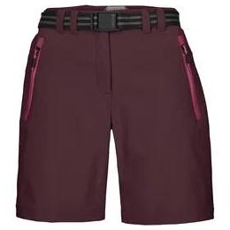 Bermudas Killtec "KOS 19 WMN BRMDS", Damen, Gr. 36, Normalgr&ouml;&szlig;en, lila, Obermaterial: 100% Polyester, Hosen Bermudas, wasserabweisend, schnelltrocknend, Stretch-Material, inkl. G&uuml;rtel