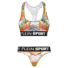 Set: Soft-BH Plein Sport "Sport Set", Damen, Gr. S, N-Gr, wei&szlig; (0121, wei&szlig;, multicolorot), Obermaterial: 95% Baumwolle, 5% Elasthan, BH-Sets