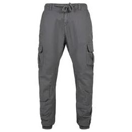 Cargohose Urban Classics "Urban Classics Herren Cargo Jogging Pants", Damen, Gr. S, US-Gr&ouml;&szlig;en, schwarzshadow, 100% Baumwolle, unifarben, slim fit, Hosen Cargohose