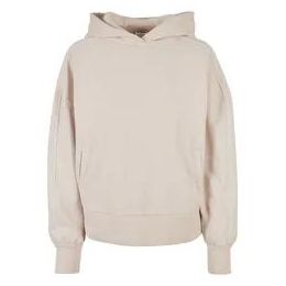 Kapuzenpullover Urban Classics "Urban Classics Damen Ladies Heavy Terry Garment Dye Hoody", Damen, Gr. S, pink, 100% Baumwolle, mehrfarbig, oversize, ohne Ausschnitt, Pullover Kapuzenpullover