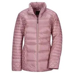 Steppjacke GOLDNER "&Uuml;bergangsjacke mit Muster-Mix", Damen, Gr. 42, rosa (ros&eacute;), Obermaterial: 100% Polyamid PA., gerade, Jacken Steppjacke, RV Taschen