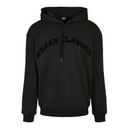 Kapuzenpullover Urban Classics "Urban Classics Herren Gate Hoody", Herren, Gr. S, schwarz, 65% Baumwolle, 35% Polyester, unifarben, loose fit, ohne Ausschnitt, Pullover Kapuzenpullover