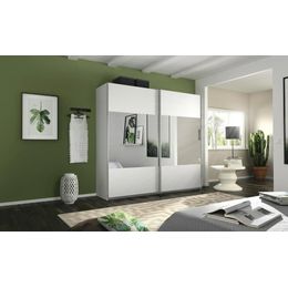 Schwebet&uuml;renschrank Quadra - wei&szlig; - 226 cm - 210 cm - cm 62,0 - Sconto
