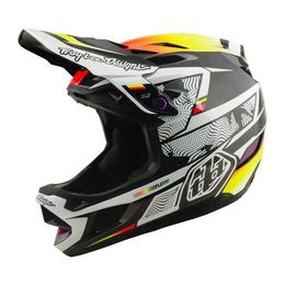 Troy Lee Designs D4 Carbon Mips Helm Lined Up 55-56