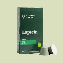 Coffee Circle Kaffeekapseln Limu, nachhaltige Kapseln, kompatibel mit Nespresso-Maschinen