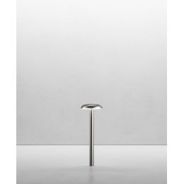 Artemide Knop 225 Pollerleuchte 3000K Silver ON/OFF