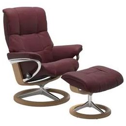 Relaxsessel stressless "Mayfair", rot (bordeaux batick), B:83cm H:102cm T:73cm, Leder BATICK: BATICK ist ein leicht korrigiertes, durchgef&auml;rbtes und genarbtes M&ouml;belleder, bei dem die meisten Unebenheiten und Spuren in der Regel entfernt wurden.;Leder PALOMA: PALOMA ist ein durchgef&auml;rbtes Semianilin-M&ouml;belleder mit nat&uuml;rlicher Narbung.;ROHLEDER Stoff Q2 FARON: Ein fester zuverl&auml;ssiger Boucl&eacute; mit ein