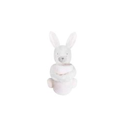Kikkaboo Babydecke 2 in 1 Geschenkset Kuscheltier 25 cm Kuscheldecke 100 x 70 cm rosa