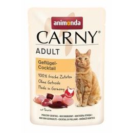 animonda Carny Nassfutter Katze Adult Gefl&uuml;gel Cocktail 48x85 g