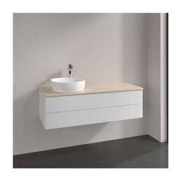 Villeroy & Boch Villeroy und Boch Antao Waschtisch-Unterschrank K22013GF 120x36x50cm, Waschbeckenplattenfarbe botticino, glossy white lacquer