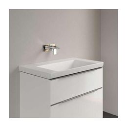 Villeroy & Boch Villeroy und Boch Subway 3.0 Schrank-Waschtisch 4A7083RW 800 x 470 x 165 mm, ohne &Uuml;berlauf, Stone White CeramicPlus
