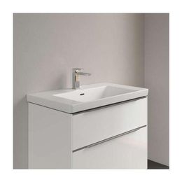 Villeroy & Boch Villeroy und Boch Subway 3.0 Schrank-Waschtisch 4A7080RW 800 x 470 x 165 mm, mit &Uuml;berlauf, Stone White CeramicPlus
