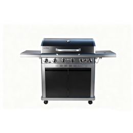El Fuego Gasgrill 'Detroit' silbern/schwarz 158,5 x 114 x 53,5 cm