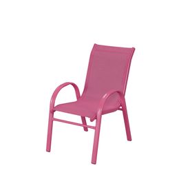 Kinder-Stapelstuhl 'Lorenz' pink 51 x 36 x 58 cm