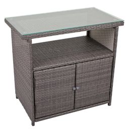 Garden Pleasure Sideboard 'Padua' grau 90 x 84 x 50 cm